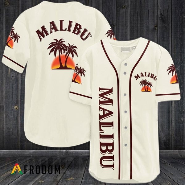 Beige Malibu Rum Baseball Jersey - Hot Sale 2026 - Walmart.com