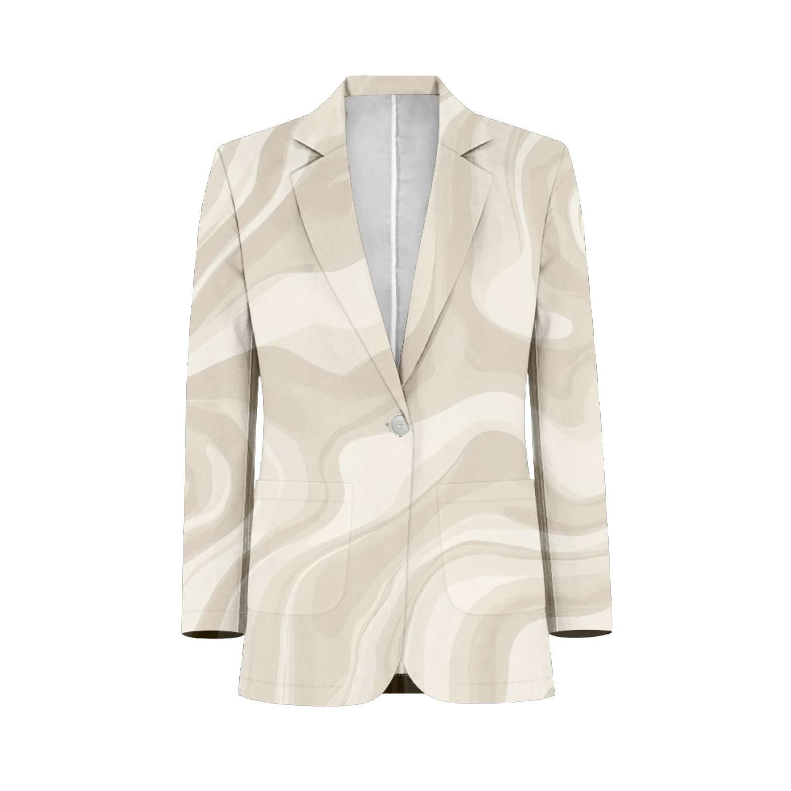 Beige Marble Swirling Pattern Texture Customized Men's Suits full man ...
