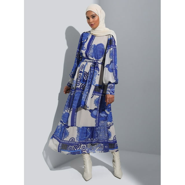 Beige - Modest Dress - Refka - Walmart.com