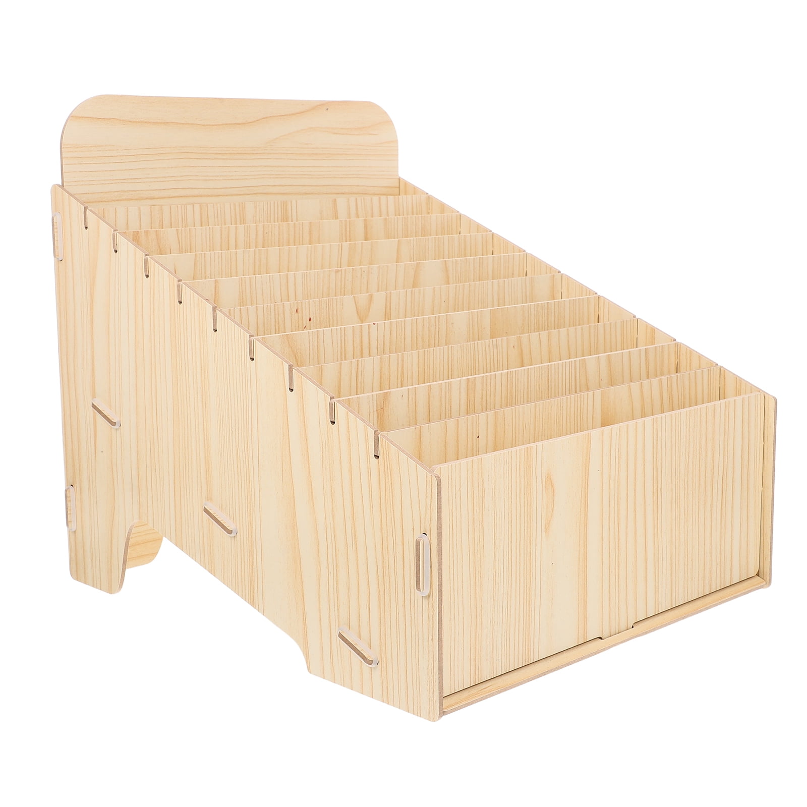 Beige Multi Compartment Mail Organizer Box for Sorting Invoices ...