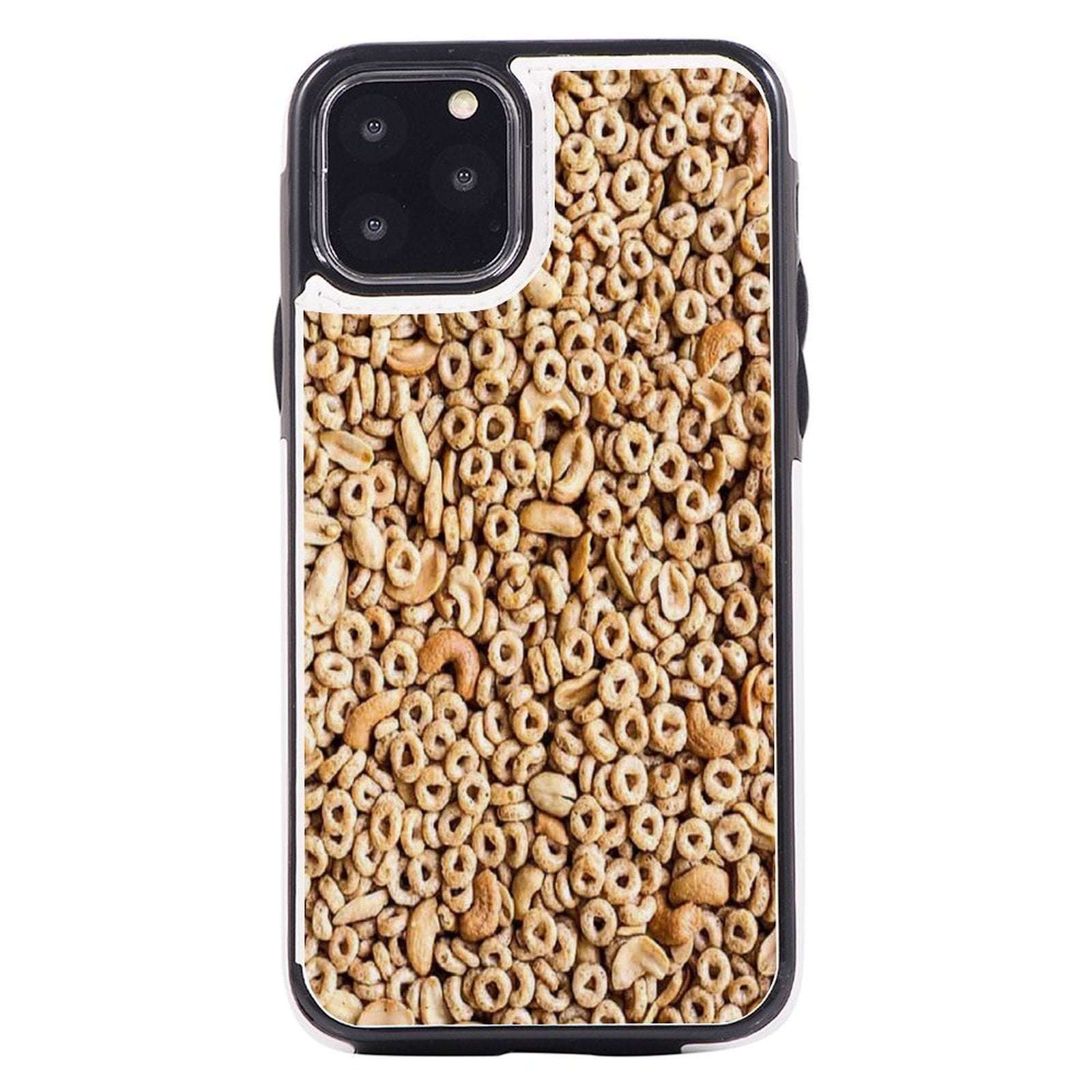 Beige Oat Cereal for A Healthy Cereal Leather Wallet Case for iPhone 16 ...