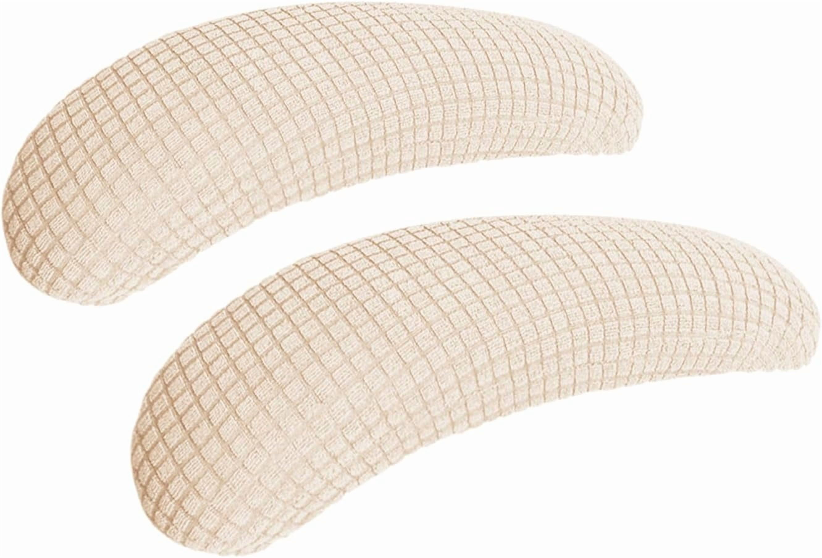 Beige Office Chair Armrest Covers 10-13 inch Long 2 Pieces Stretchable ...