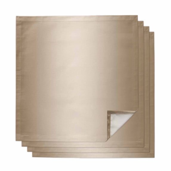 Beige Ombre Cloth Napkins, Modern Gradient Abstract Art Washable and ...
