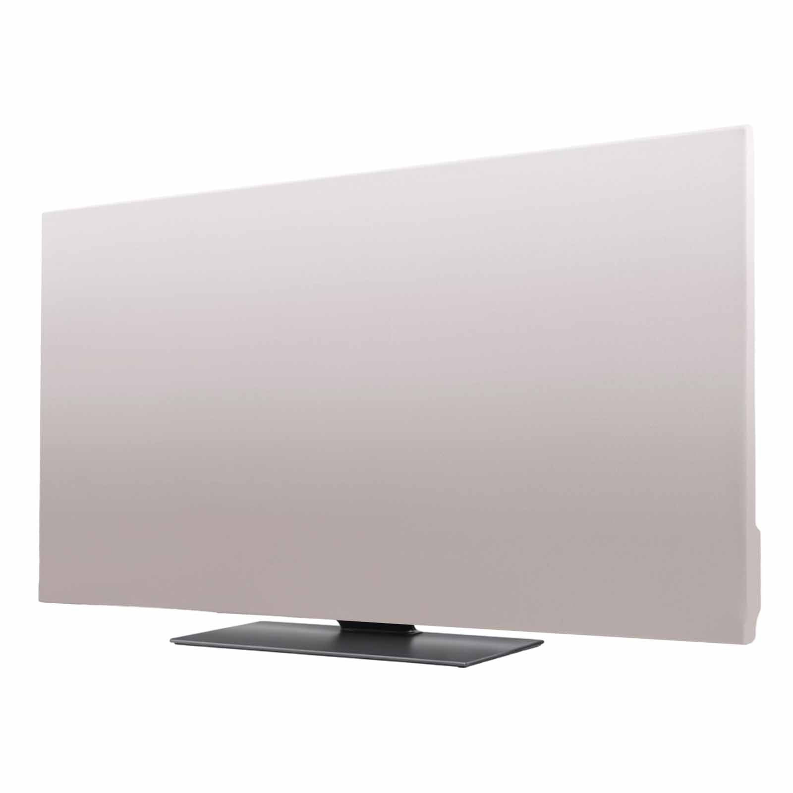 Beige Ombre Elastic Indoor TV Cover 43" Dust Protector, Stretch Fabric ...