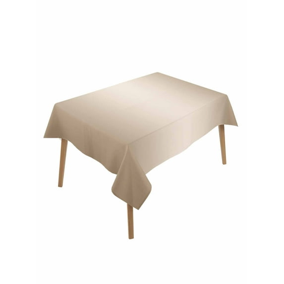 Beige Ombre Table Cloth, Modern Gradient Abstract Art Waterproof ...