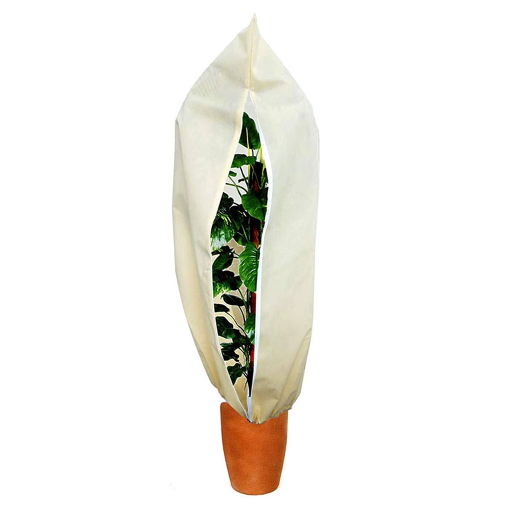 Beige Plant Frost Protect Cover Practical Winter Plant Care Cover Beige ...