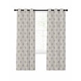 Beige Polka Dots Spots Blackout Curtains for Bedroom Living Room ...