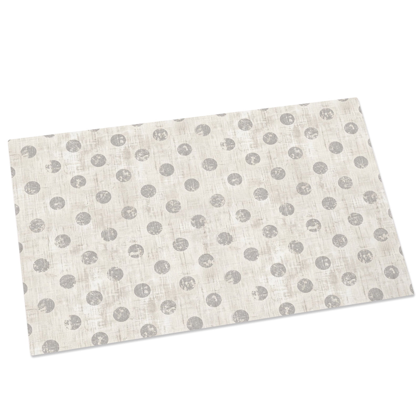 Beige Polka Dots Spots Door Mat 16x24 Inch Abstract Modern Minimalist ...