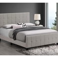 Beige Polyester Upholstered | Grid - Tufted Design for Style | Bedroom ...