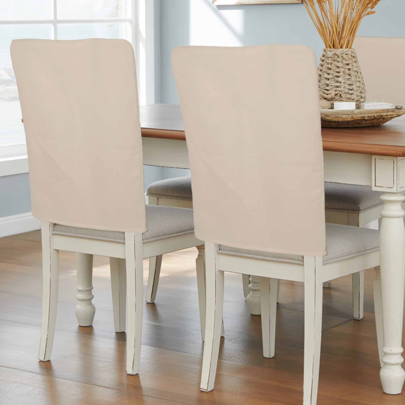 Beige Pure Color Chair Back Covers, Aesthetics Contemporary Modern ...
