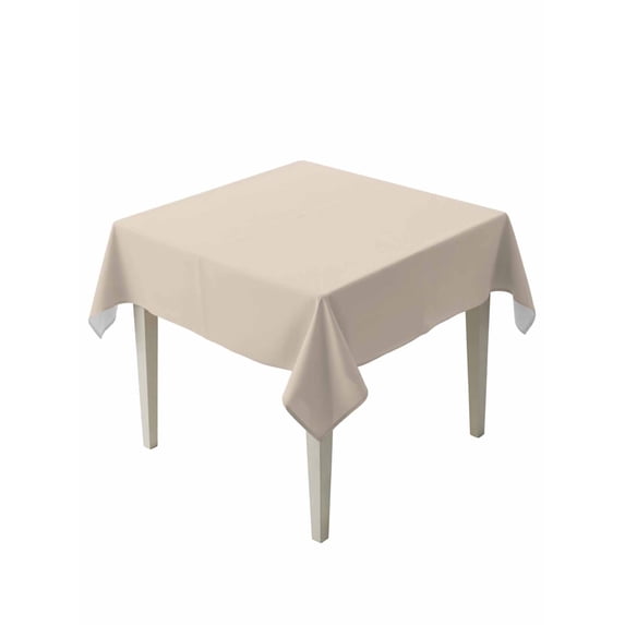 Beige Pure Color Suqare Tablecloth - 60 x 60 Inch, Aesthetics ...