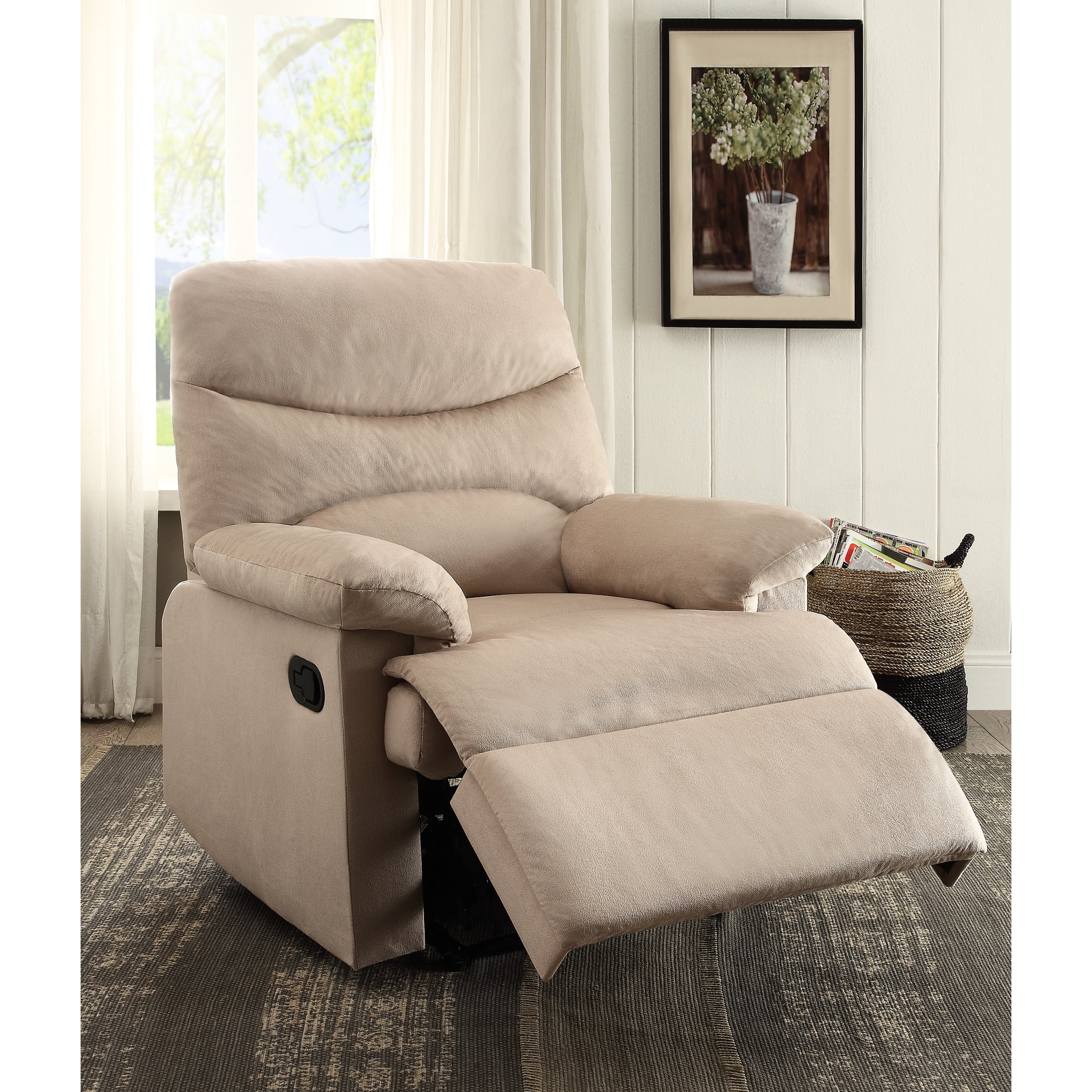 Beige Reclining Chair - Effortless Recline And Luxury Recliner ...