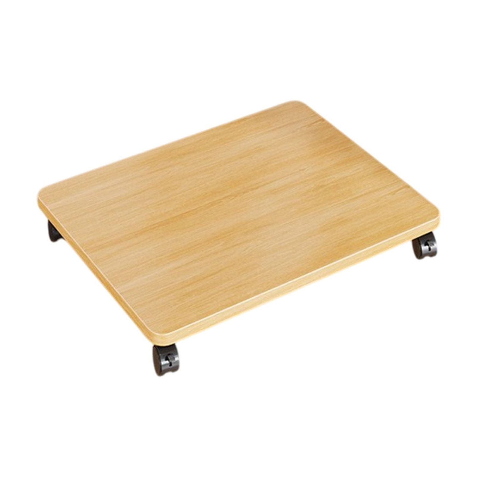 Beige Removable Storage Box Base With Pulleys Multi-Functional Shelf ...