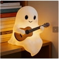 Beige Resin Ghost Statue Night Light Creative Desktop Dining Table ...