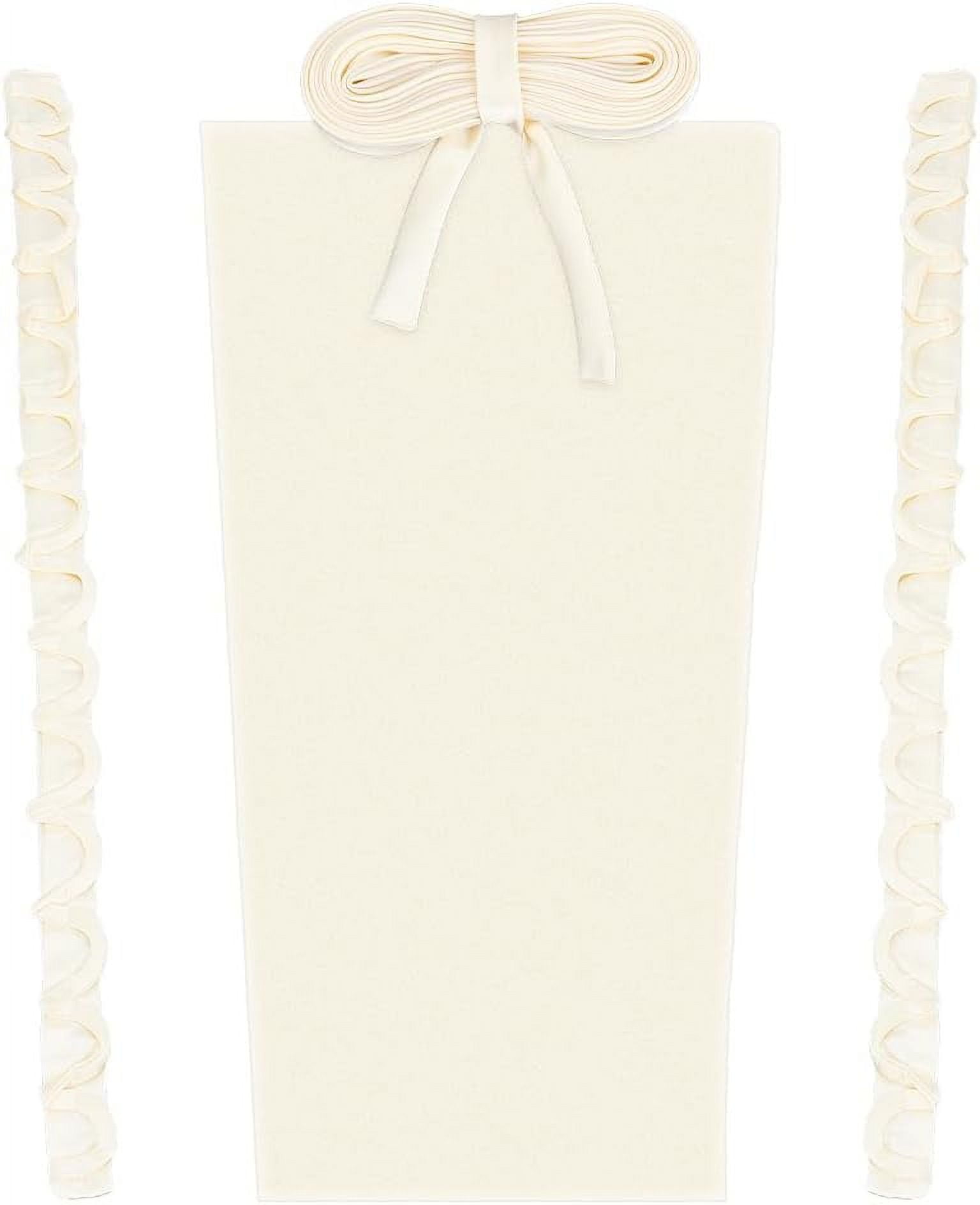 Beige Satin Zipper Replacement Set Satin Corset Back Kit Adjustable DIY ...