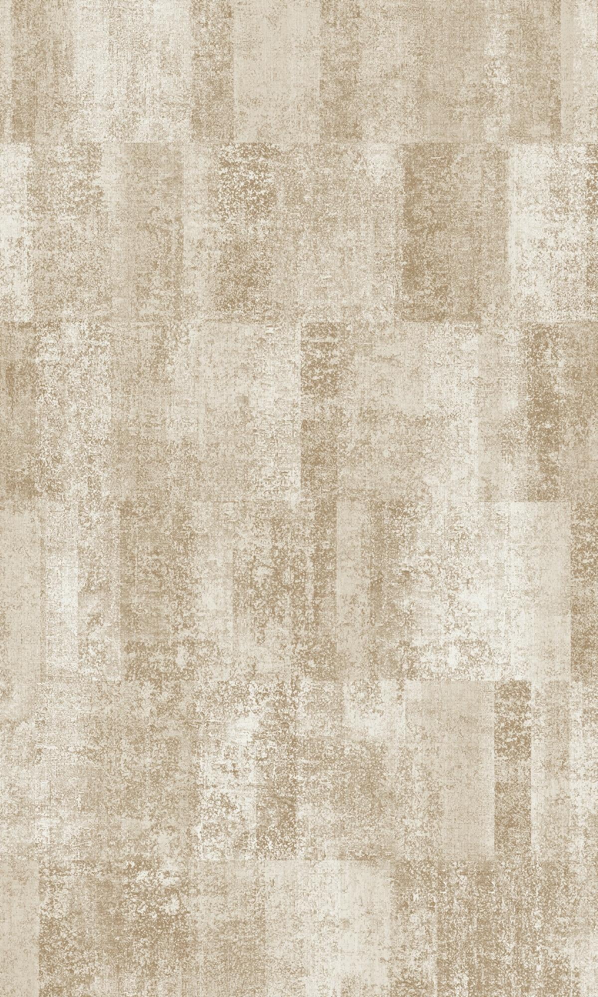 Beige Scratched Textured Blocks Geometric Printed Non-Woven Non-Pasted ...
