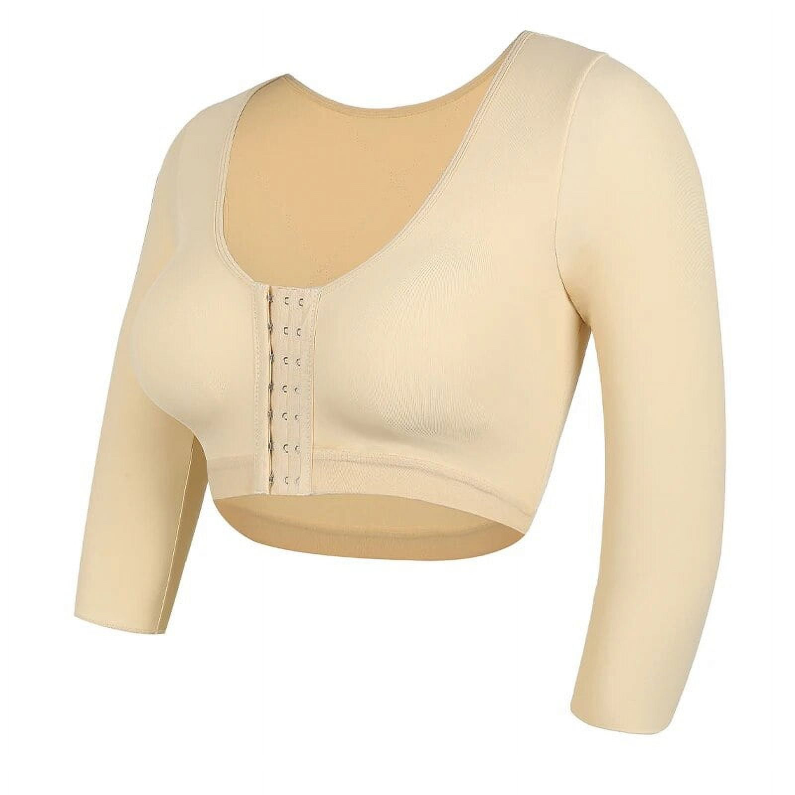 Beige Shaper Tops for Women Flabby Arms Compression Post Surgery Front ...