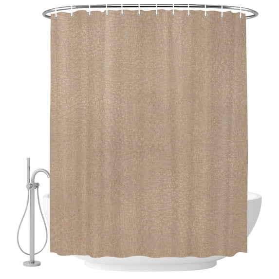 Beige Shower Curtain for Bathroom, Country Vintage Farmhouse Minimalist ...