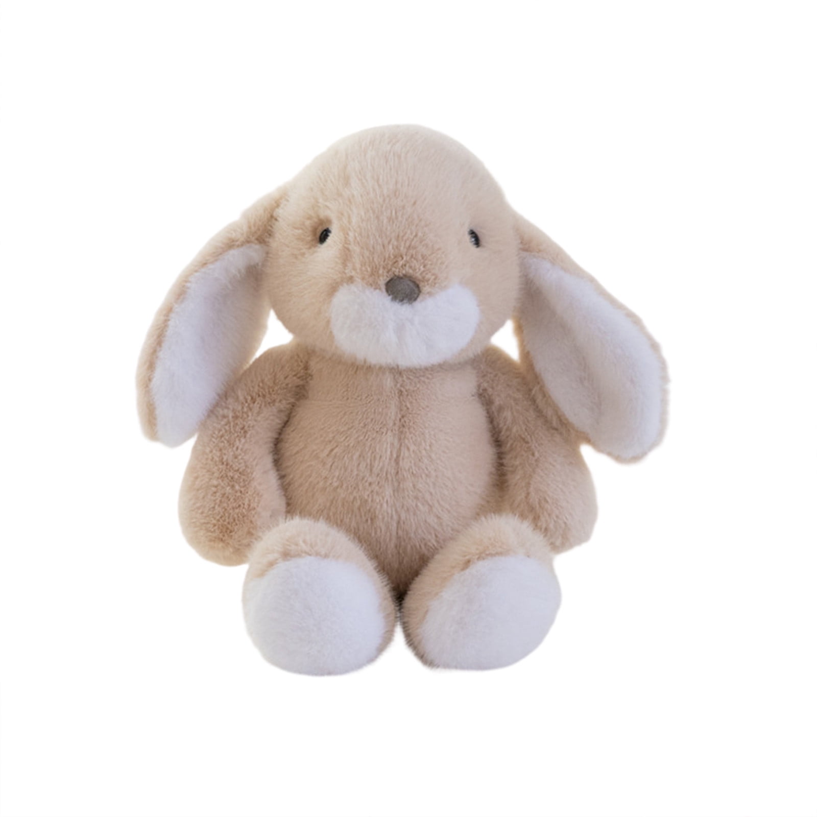 Beige Simulation Running Rabbit Plush Toy Long Eared Bunny Stuffed ...