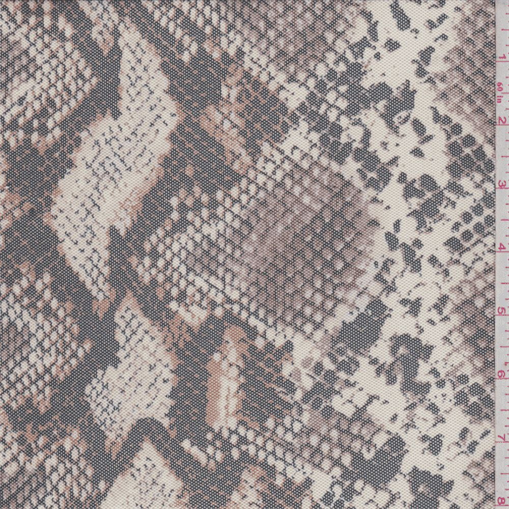 Beige Snakeskin Print Stretch Mesh, Fabric Sold By the Yard - Walmart.com