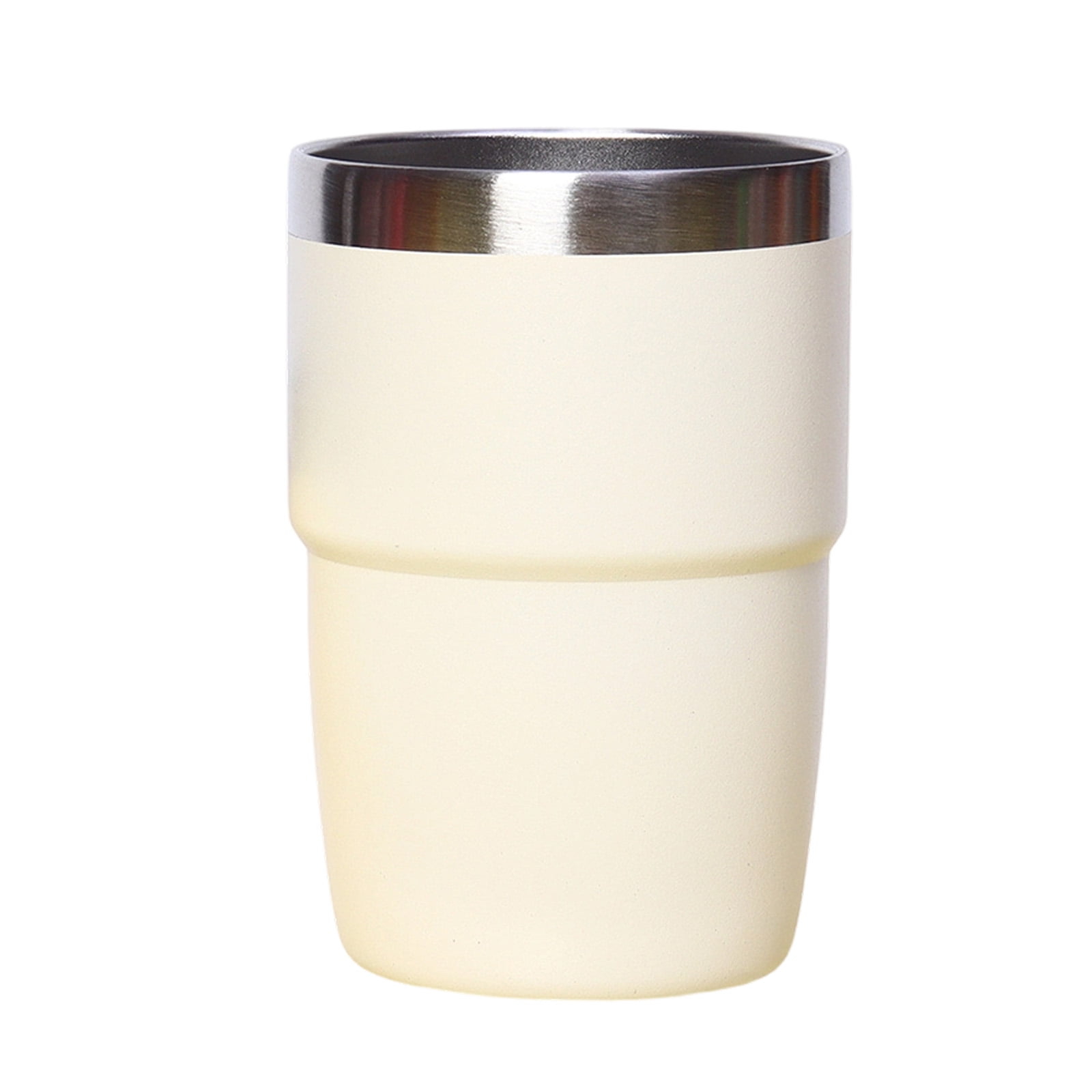 Beige Stainless Steel insulated Portable Cups, Double-Wall Vacuum ...