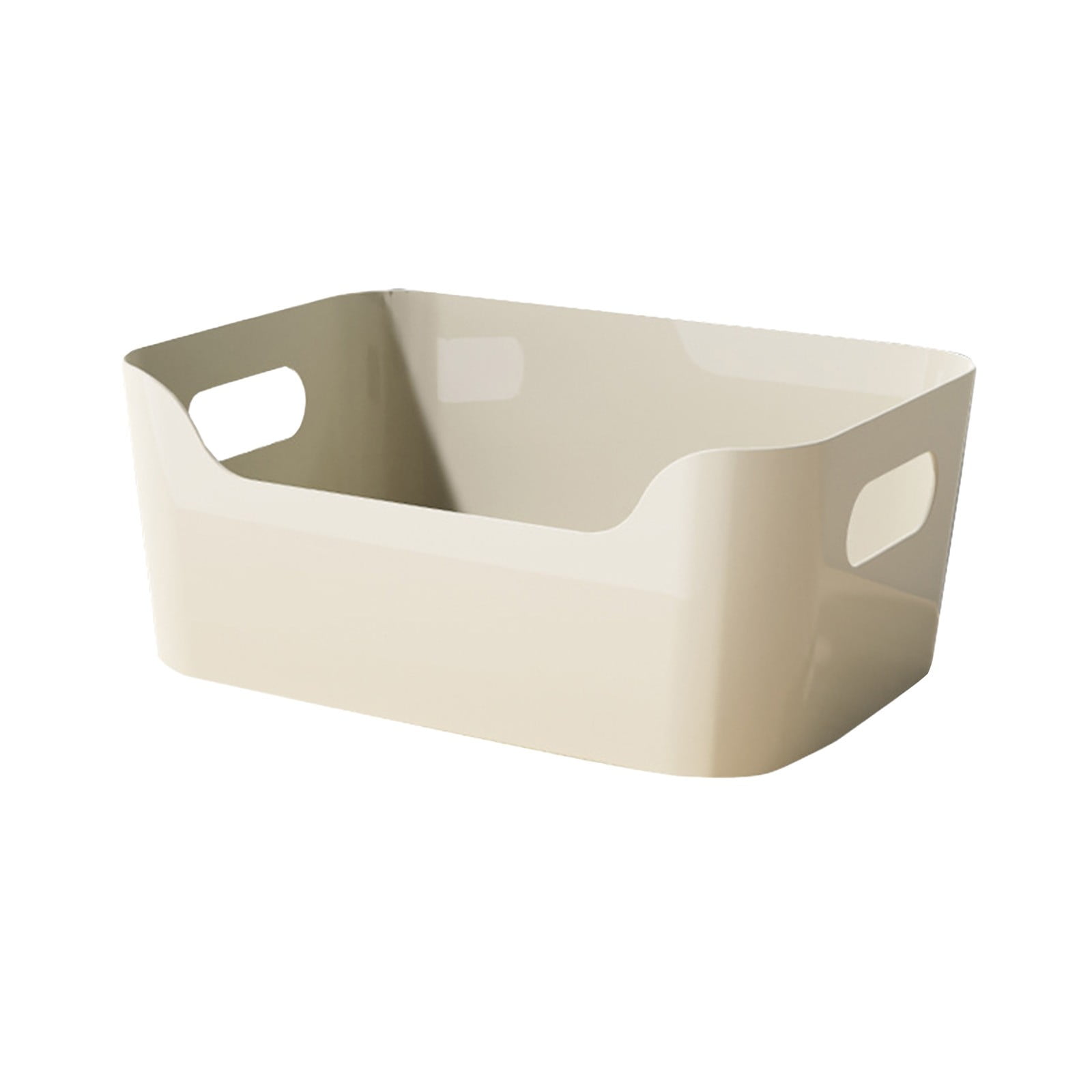 Beige Storage Box Beige Kitchen Living Room Organization Plastic Multi ...