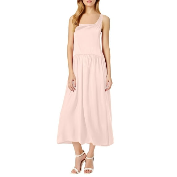 Beige Sun Long Bodycon for Women Fall Summer Sleeveless Slip Square ...