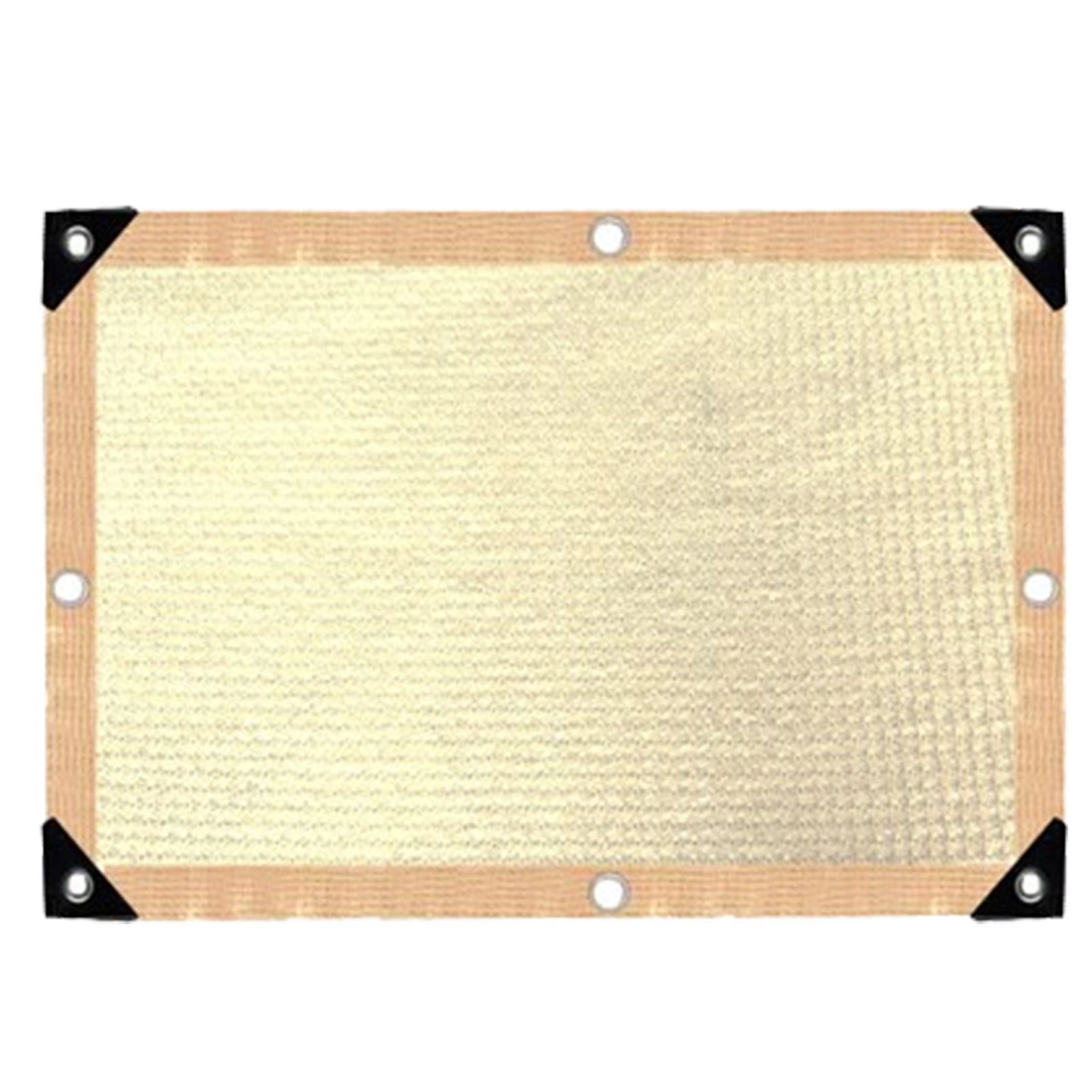 Beige Sun Shade Sail Rectangle Canopy, UV Block & Water Permeable ...