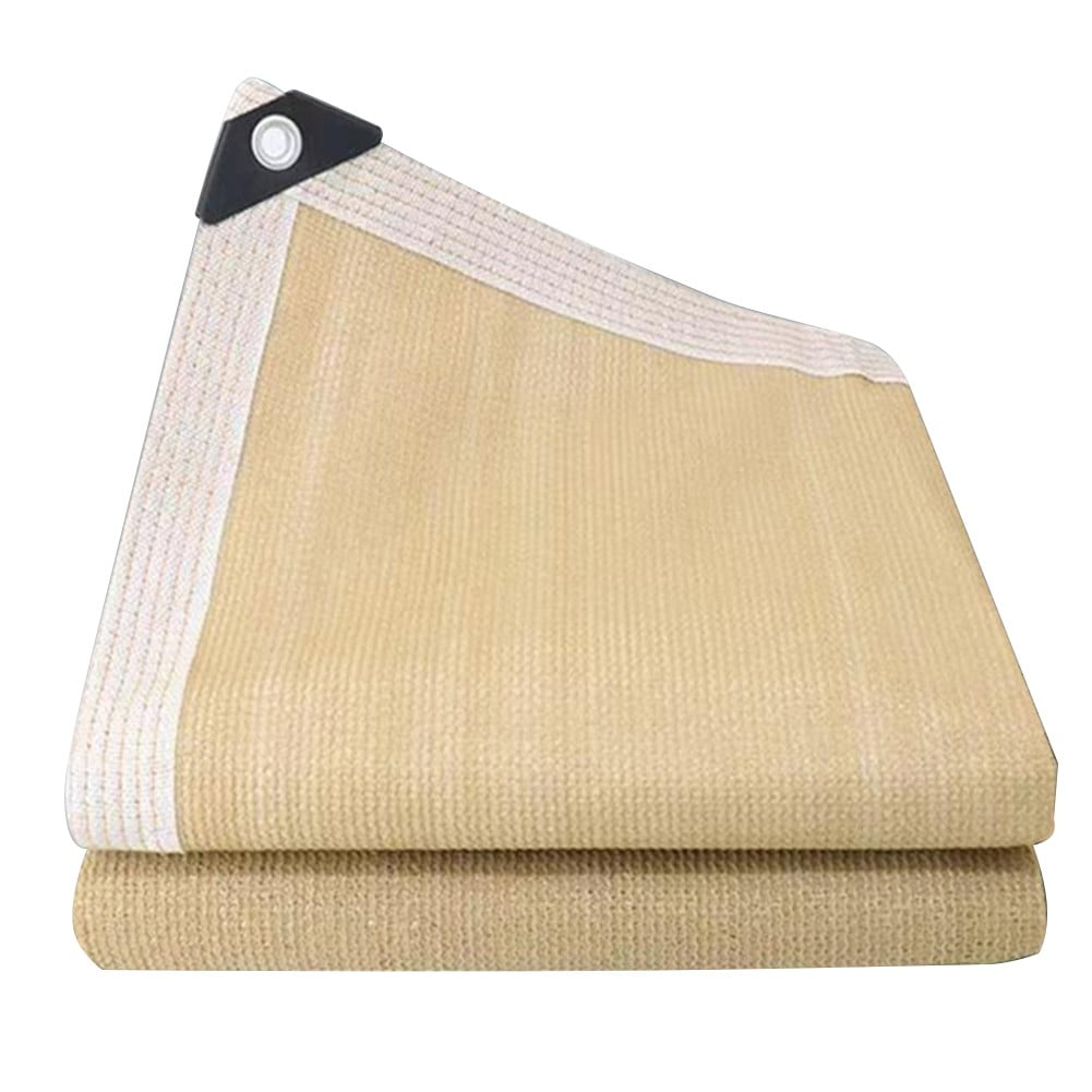 Beige Sunshade Net 2x3m 2x4m Outdoor Garden Greenhouse Cooling Cover ...