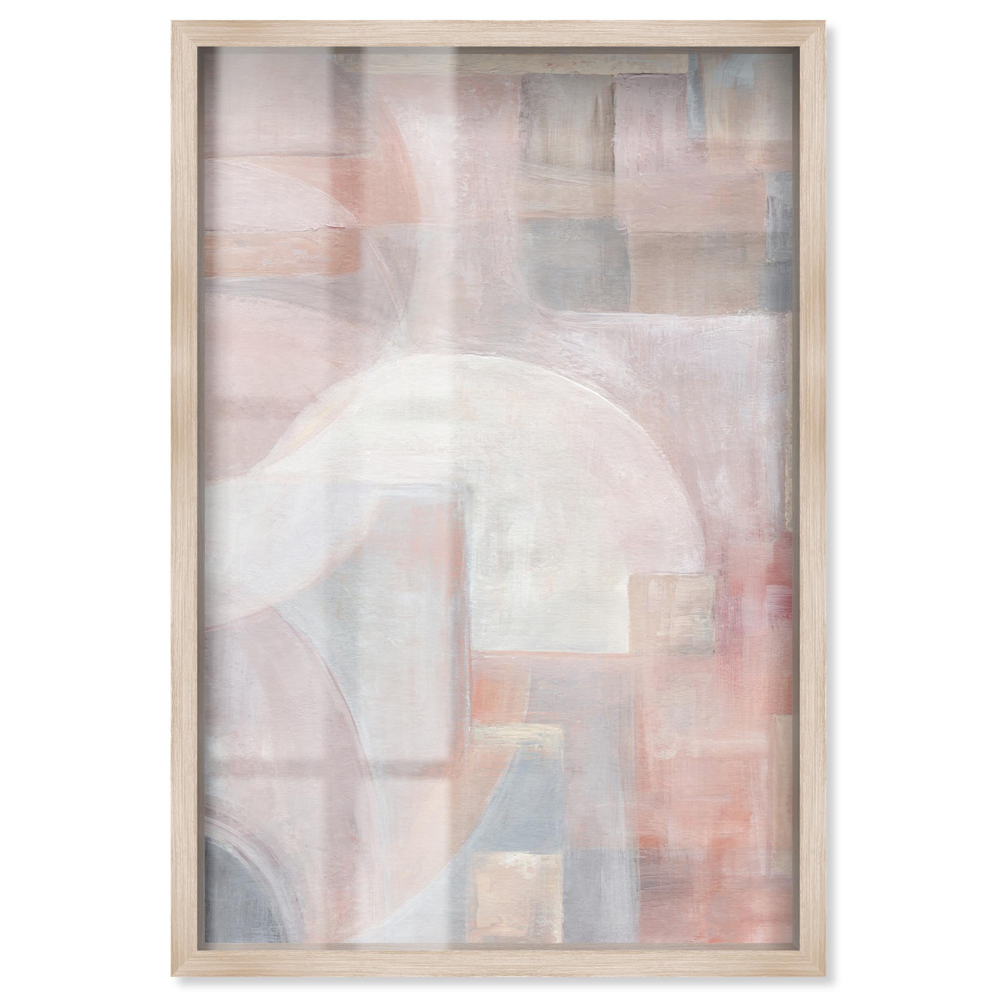 Beige Symphony II Shadowbox Print Boho Wall Decor by Art Remedy, Blonde Frame, 36 x 54 - Walmart.com