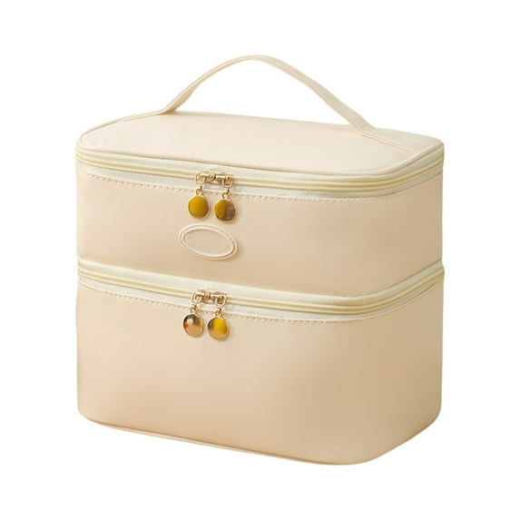 Beige Thickened Aluminum Foil Lunch Bag For Office Workers Double Layer ...