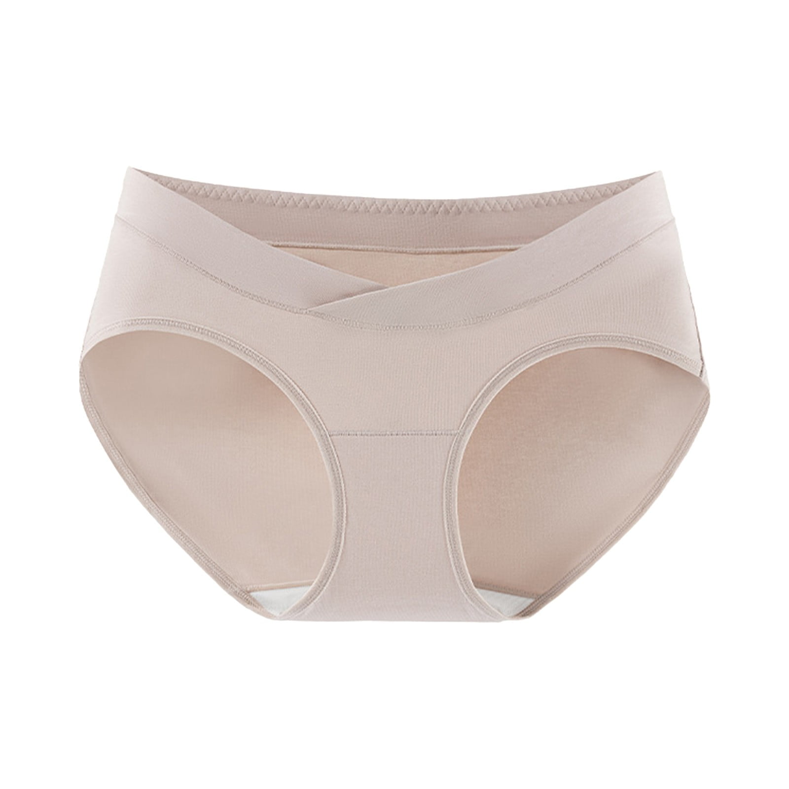 Beige Thin Pregnancy Period Post Partum Butt Lifting Triangle Low Rise Panties for Women Lace ...