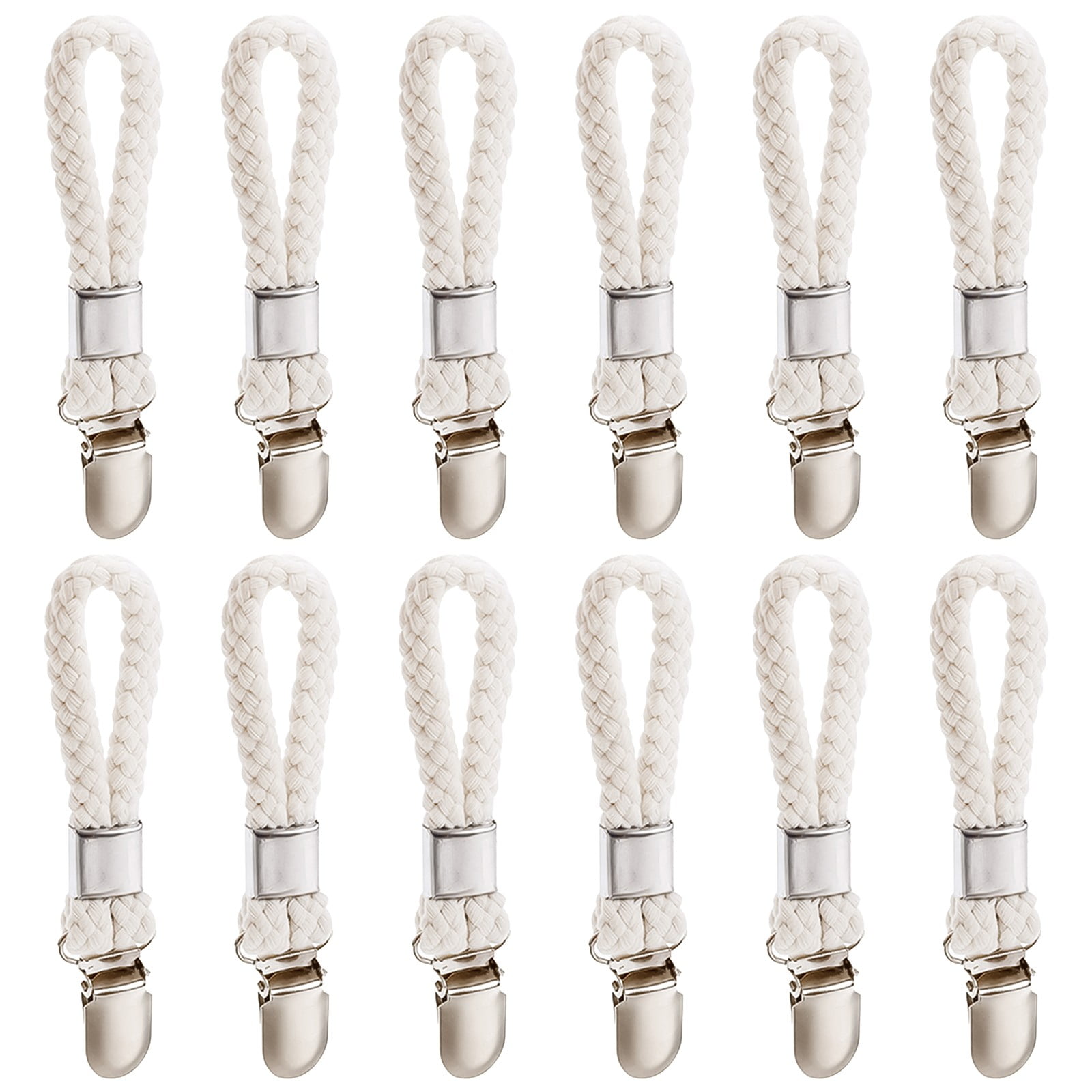 Beige Towel Holder Clips for Hanging Towels, No Sew Design, Space ...