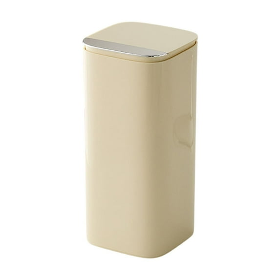 Beige Transparent Vanity Case With Press To Open Compartments For ...