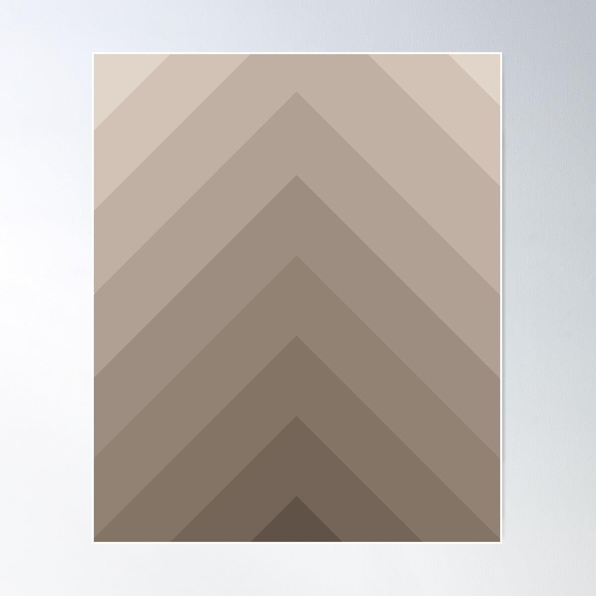 Beige Trigonometric Pattern From Figures Poster Wall Art, Modern Wall ...