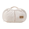 Beige Underwear Storage Bag, Fabric Organizer for Lingerie, Portable ...