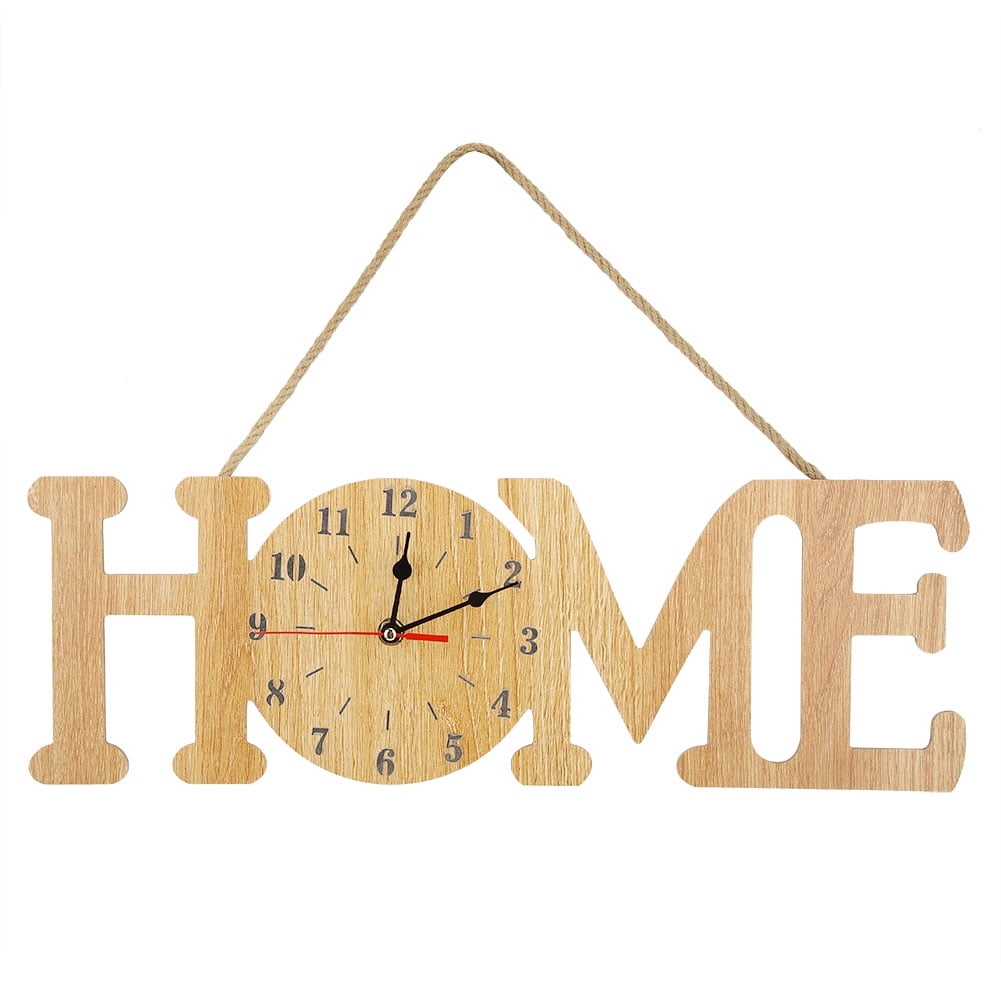 Beige Wall Clock for Living Room and Bar, Elegant Home Decor with ...