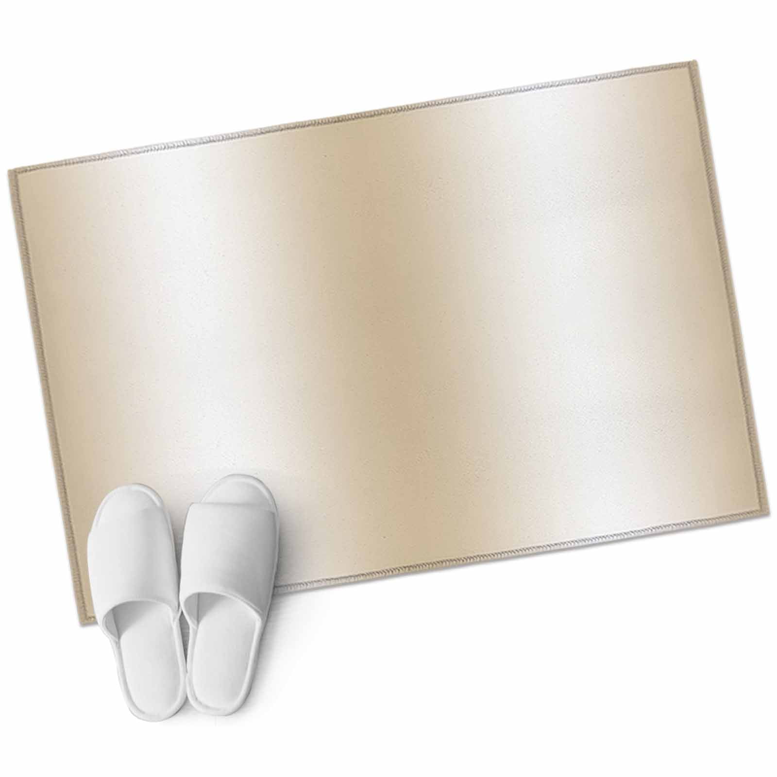 Beige White Ombre 2'x3' Rug, Country Minimalist Abstract Gradient Non ...