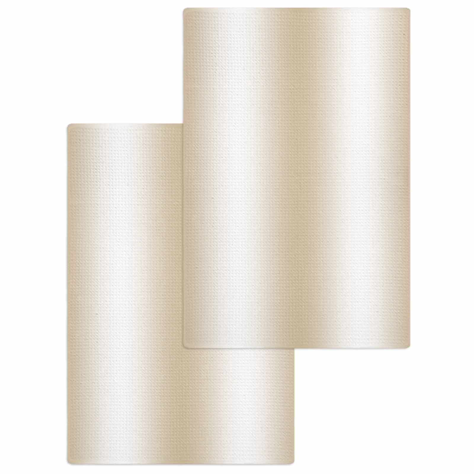 Beige White Ombre Kitchen Dish Towels for Drying Dishes Set of 2 ...