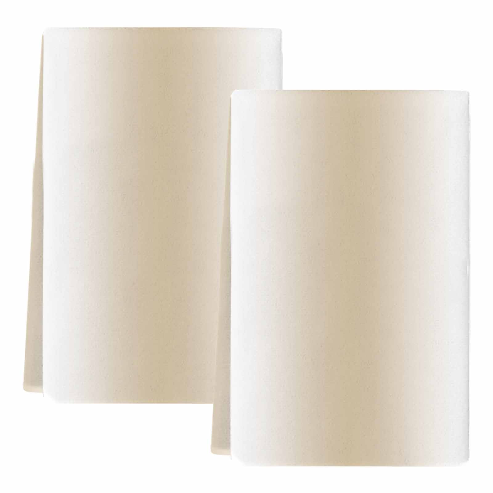 Beige White Ombre Kitchen Towels Set of 2, Abstract Art Modern Cream ...