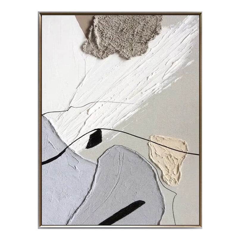 Large Abstract Textured Hand Painted Painting Wall Art On Canvas ...