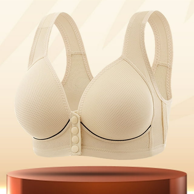 Beige Womens Bras Bras for Women Sports Push Up Bra Wireless Beauty ...