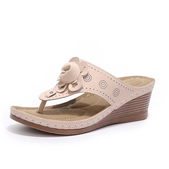 Beige Womens Fashionable Casual Spring Summer Versatile Plus Size Beach ...