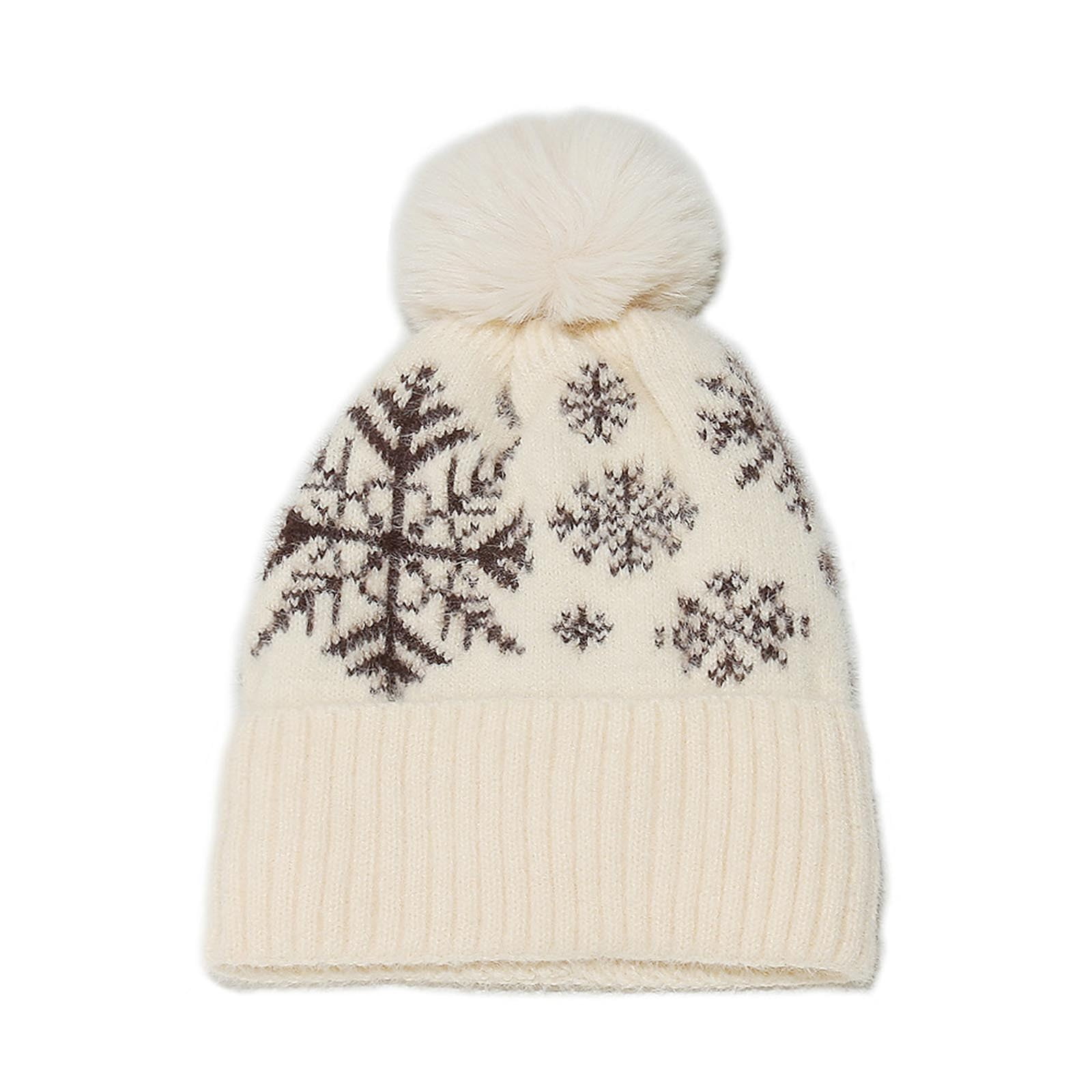 Beige Womens Hat Imitation Mink Wool Knit Ear Protection Cap Soft ...