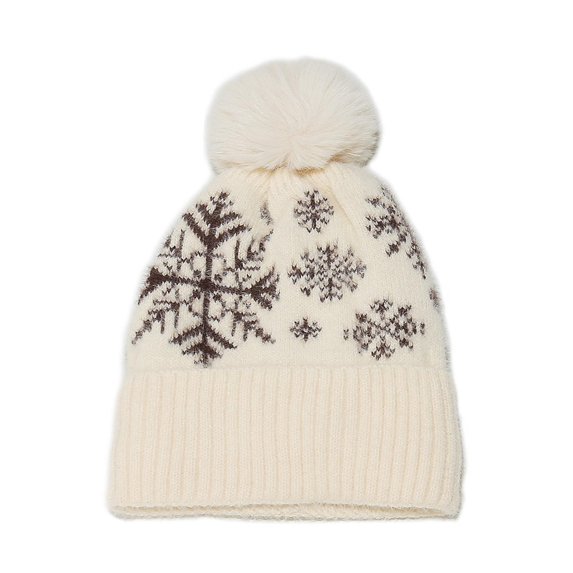 Beige Womens Hat Imitation Mink Wool Knit Ear Protection Cap Soft ...