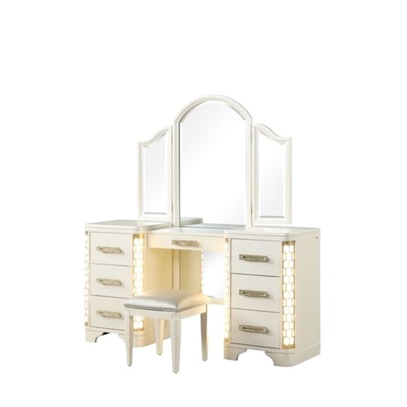Beige Wood Design - Drawers for Organizing - Bedroom Setting ...
