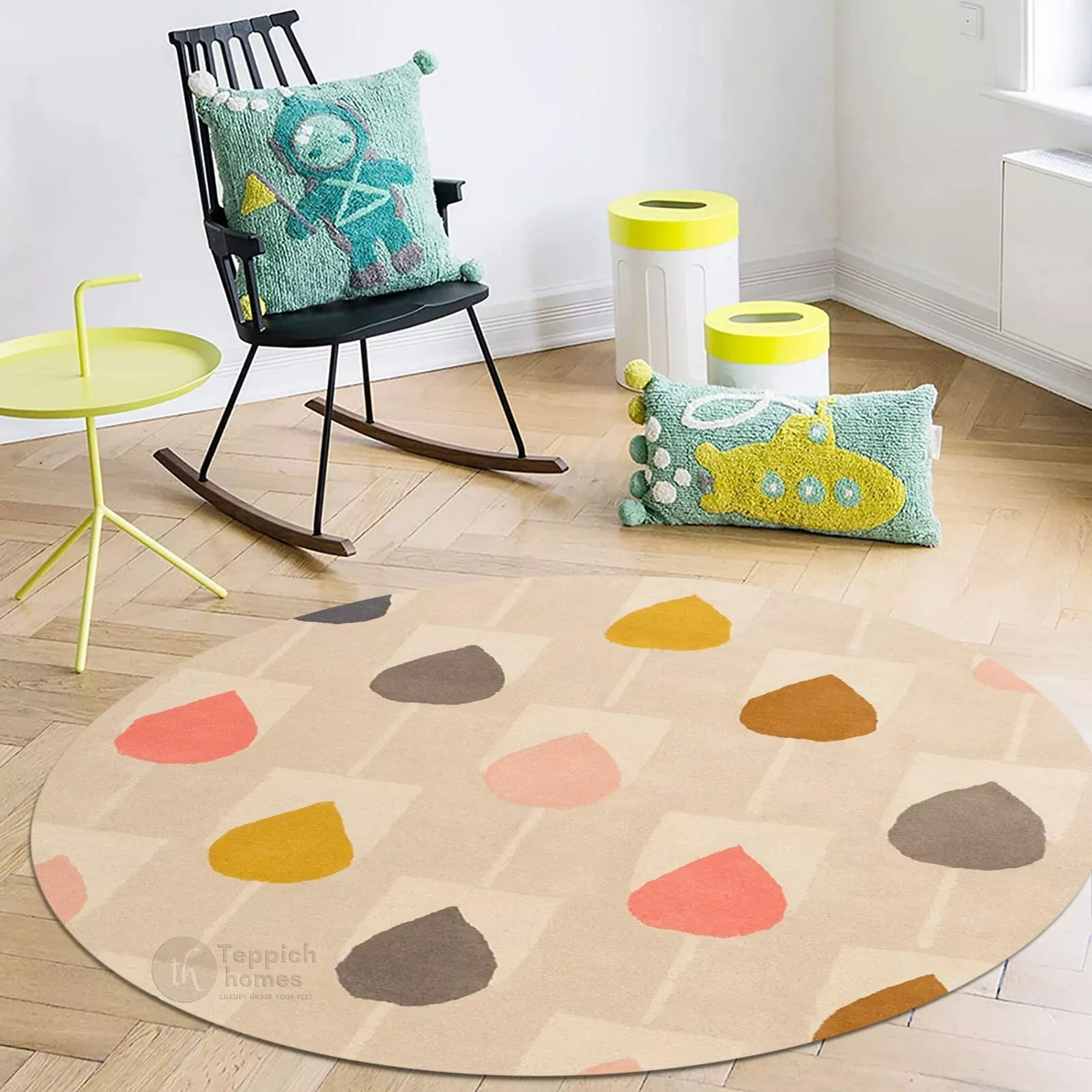 Beige area rug 11x11, Tufted carpet, Handmade, Rugs for Bed, Living ...