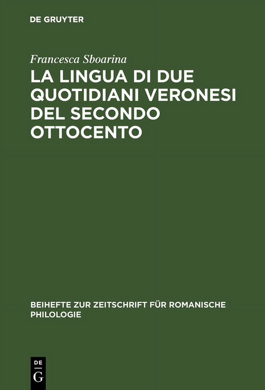 Beihefte Zur Zeitschrift FÃ¼r Romanische La lingua di due quotidiani ...