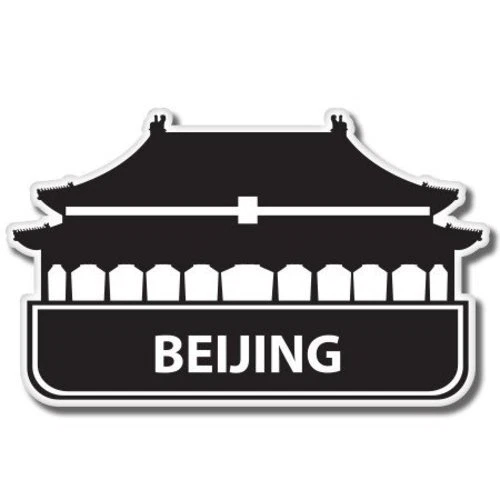 Beijing China Suitcase Sticker Phone Decal Water Bottle Stickers Car ...