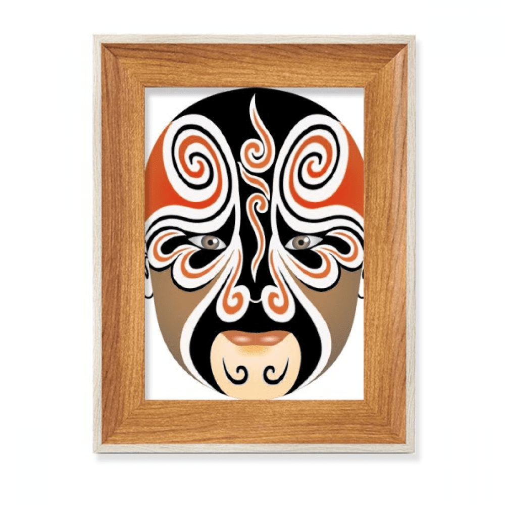 Beijing Opera Peking Opera Head Desktop Wooden Photo Frame Display ...